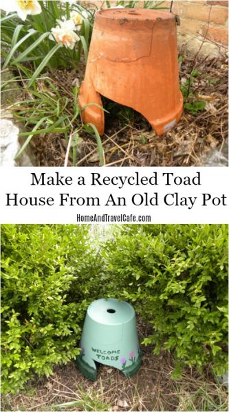 Make a Recycled Toad House From An Old Clay Pot - The Home and Garden Cafe